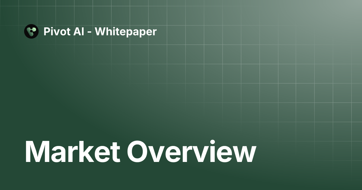 Market Overview | Pivot AI - Whitepaper